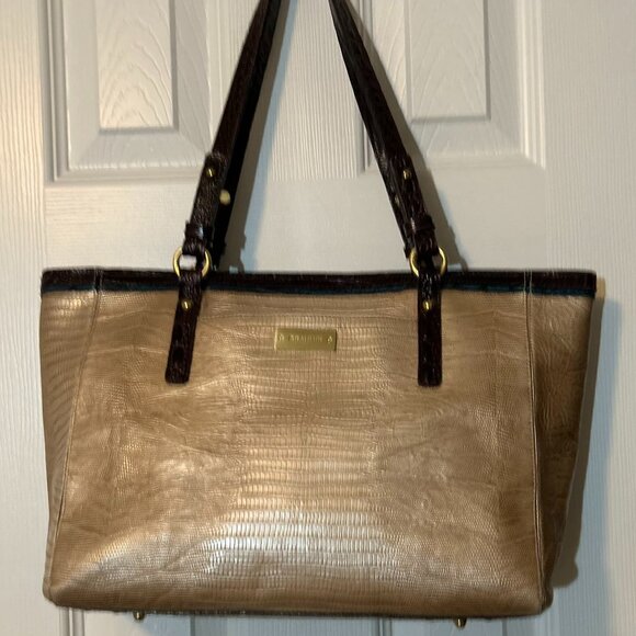 Brahmin | Bags | Brahmin Gold Tote | Poshmark